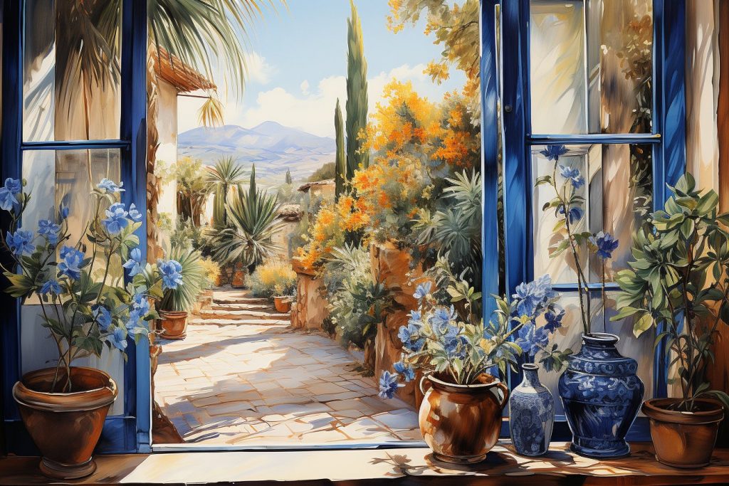 Découvrez le secret du bleu majorelle et ses applications en peinture ...